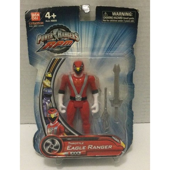 Other | Power Rangers Rpm Throttle Red Eagle Ranger 209 Bandai Action ...